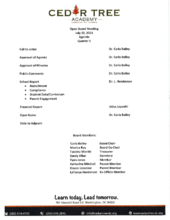 Cedar Tree Academy PCS | DC PCSB