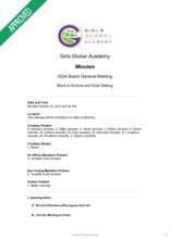 Girls Global Academy PCS | DC PCSB