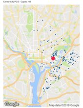 Center City PCS - Capitol Hill Student Location Map | DC PCSB